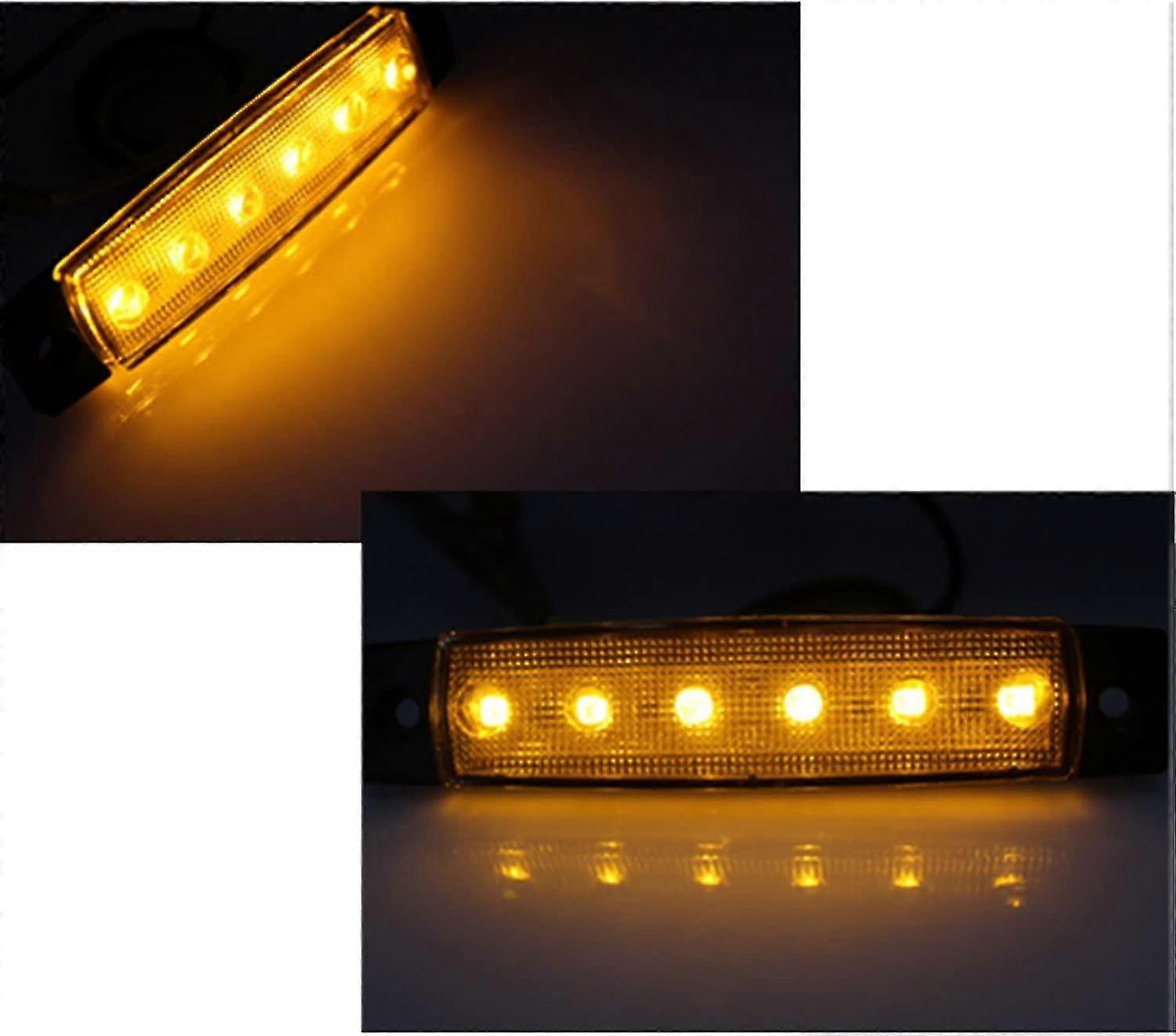 10 Pack 12v 6 Smd Led Side Marker Lights Front And Rear Marker Lights ...