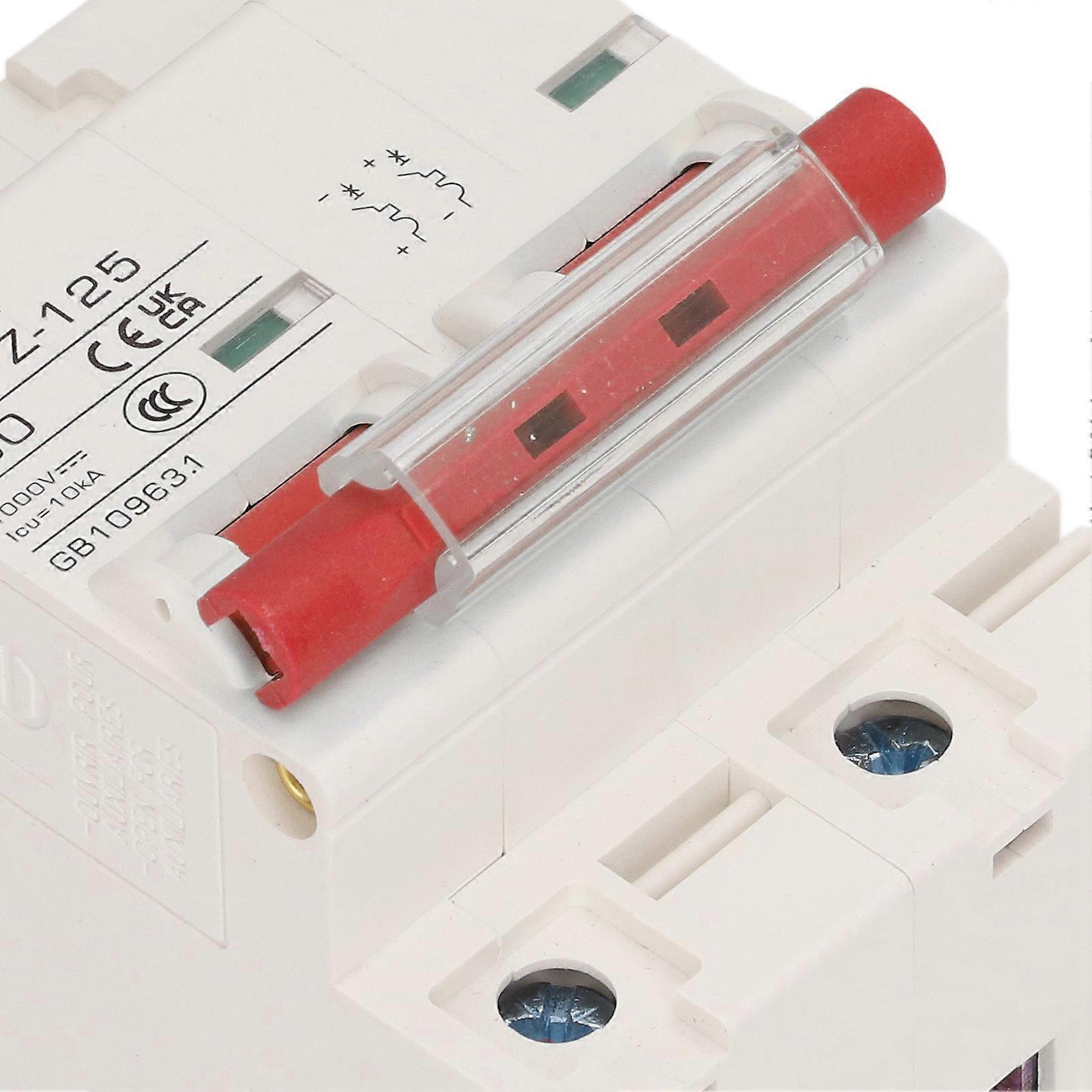 2P Mini Circuit Breaker 10KA Breaking Capacity Solar PV System Small ...