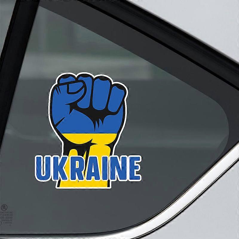 S62304# Coat of Arms of Ukraine Car Sticker Map Decal Ukrainian ...