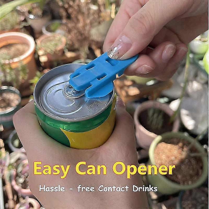 6 Pack Manual Easy Can Opener Colorful Soda Beer Can Opener & Beverage ...