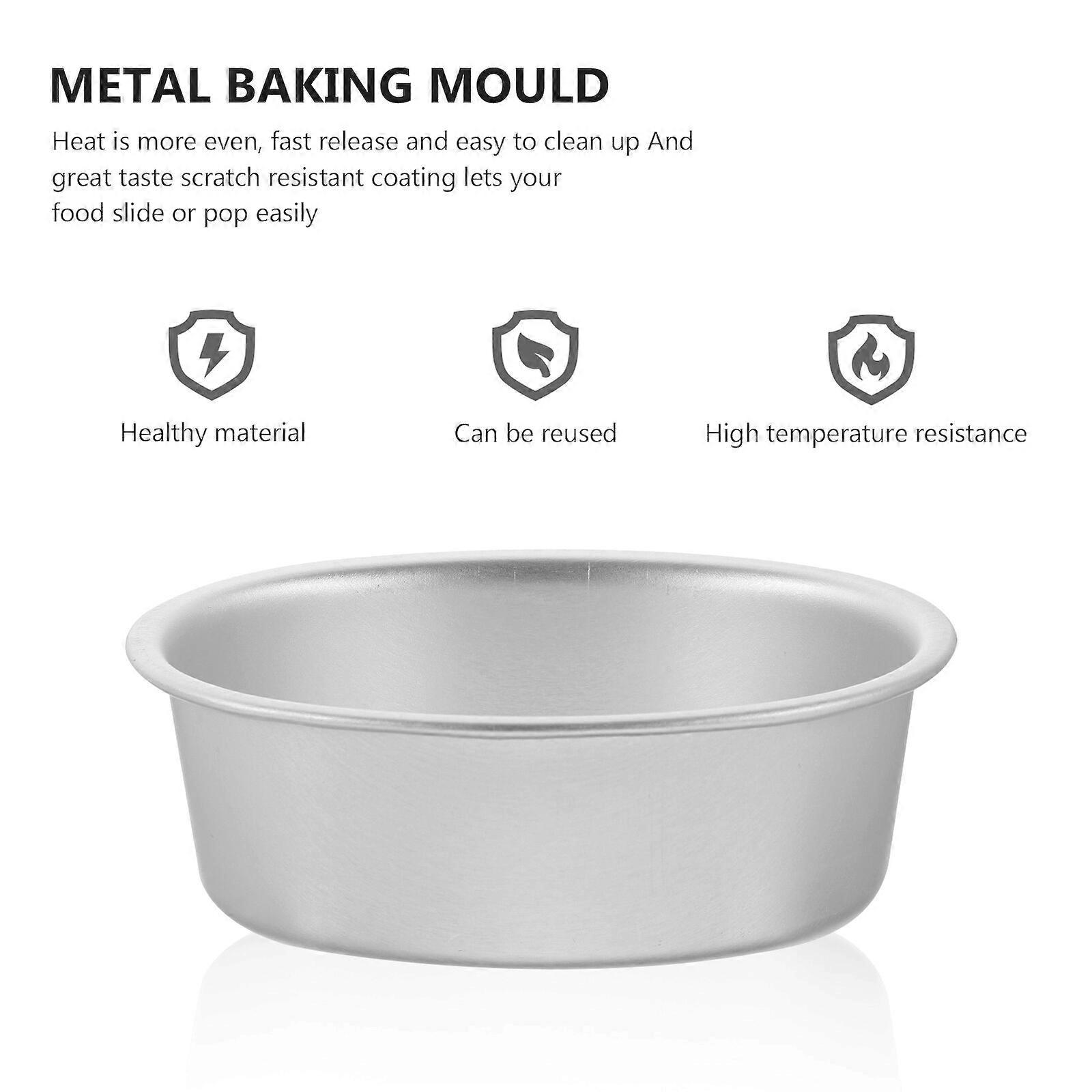 4pcs Cake Pan Nonstick oval Cake Pans Aluminum Alloy Cake Baking Pans ...