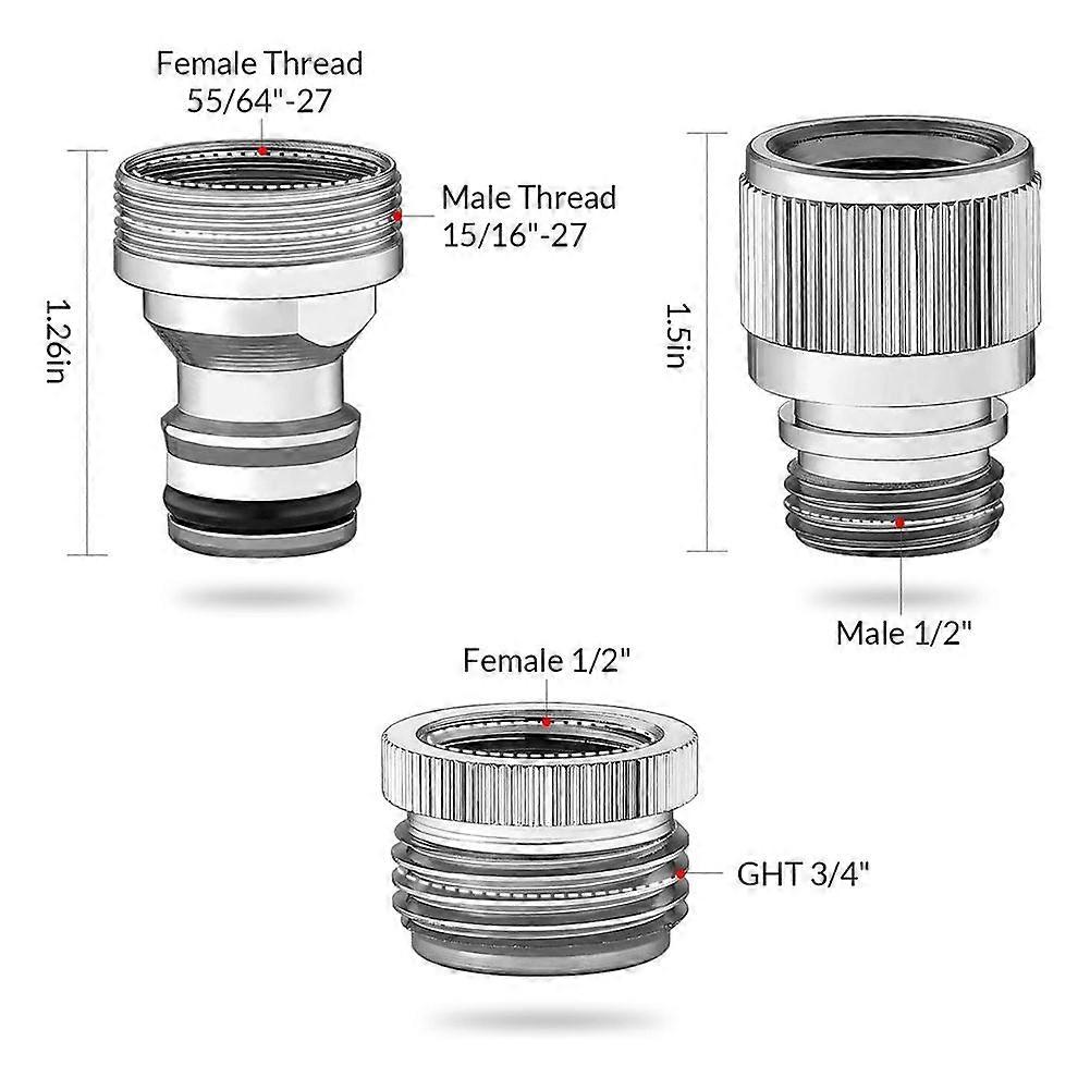 Sink to Garden Hose Adapter, Faucet to Hose Quick Connector Sink Hose ...