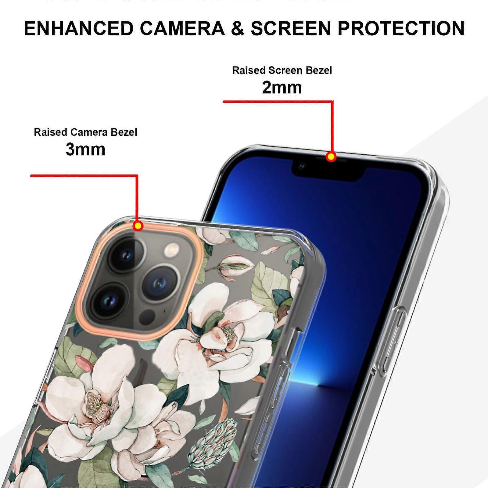 For iPhone 13 Pro Flowers and Plants Series IMD TPU Phone Case | Fruugo UK