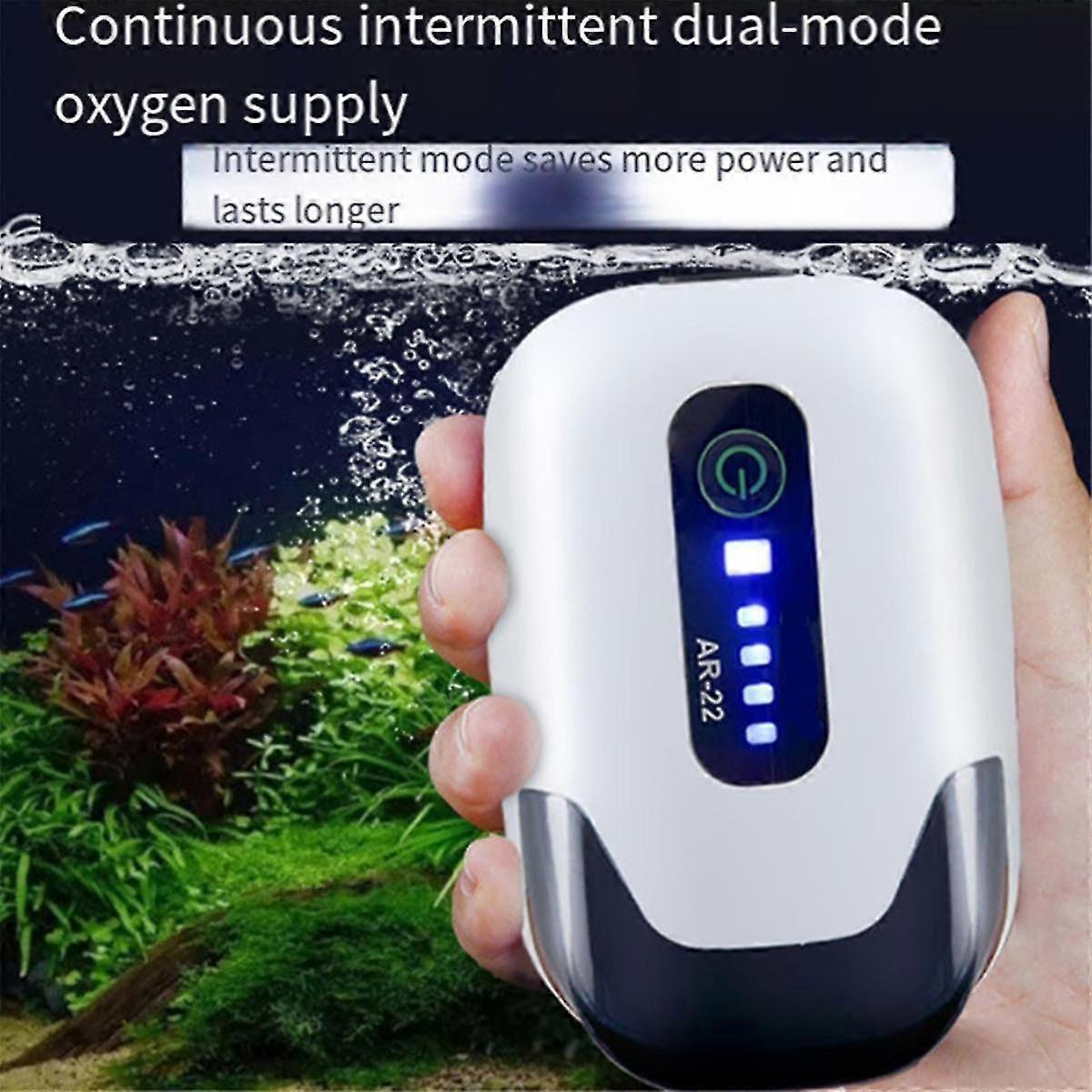 Waterproof Aquarium Oxygen Air Pump Fish Tank Air Compressor Aerator ...