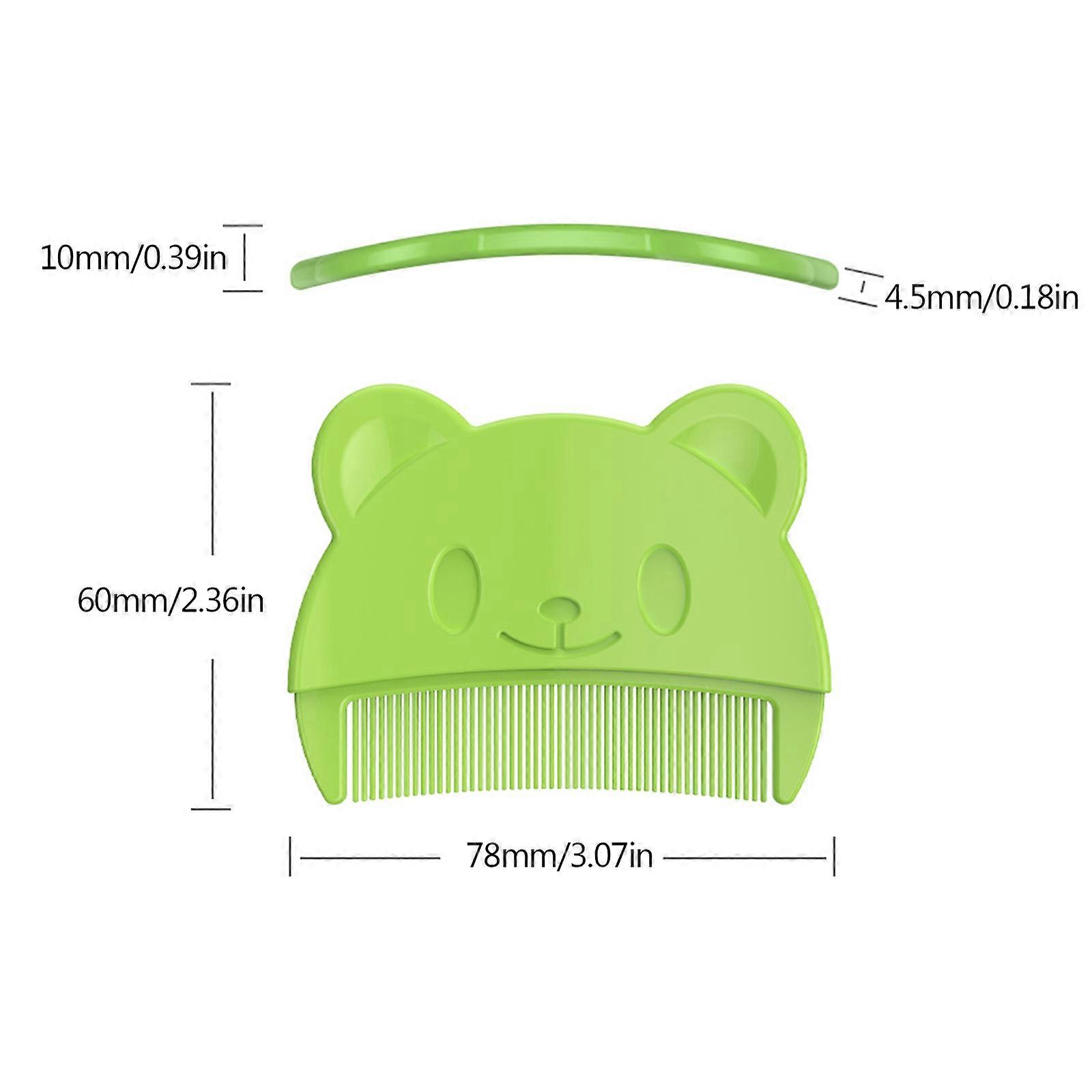 Infant Hair Comb Cartoon Bear Hair Combs Cradle Caps Baby Comb Kids ...