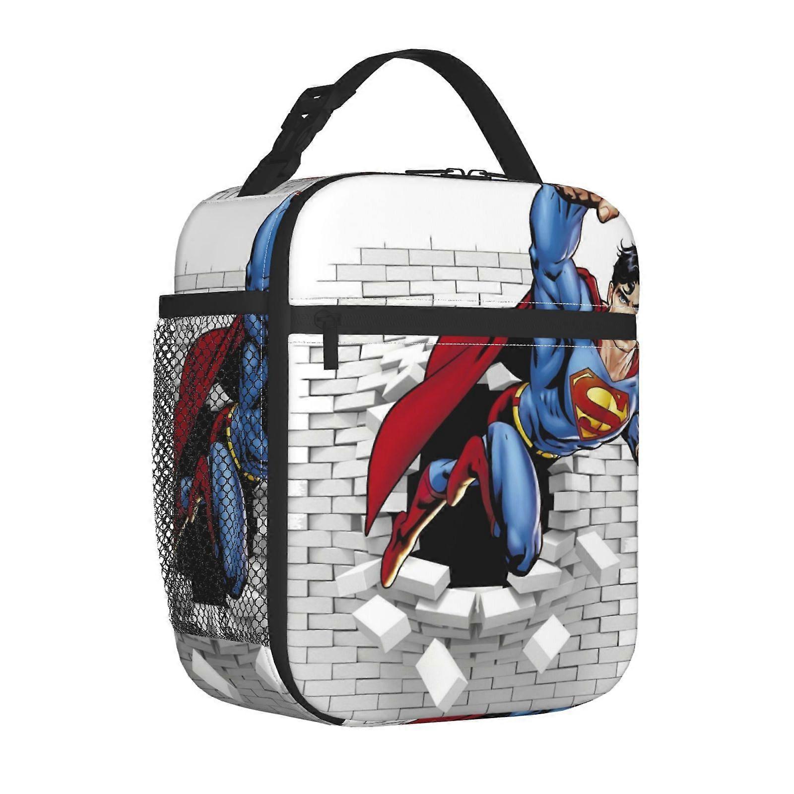 e223 Superman Lunch Bag with Integrated Smart Lock, Protect Your Food with PIN Code Security ...