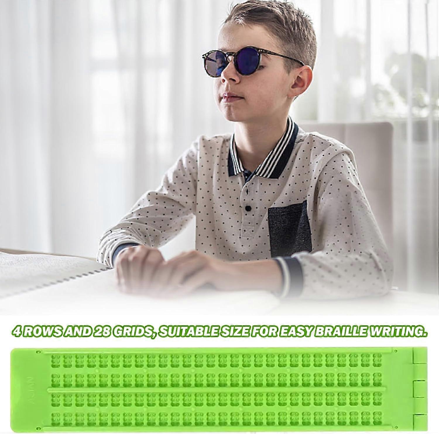 Braille Typewriter, 2-Foundation Braille Slate, 4-Line, 28-Cell Writer ...