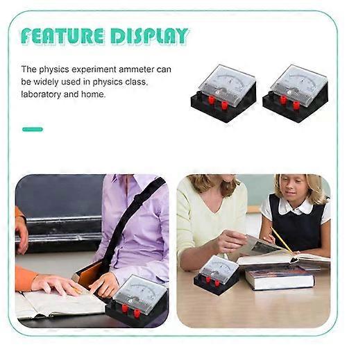 Dual-range DC Ammeter, 2 Pcs Student Experiment Electricity Current ...