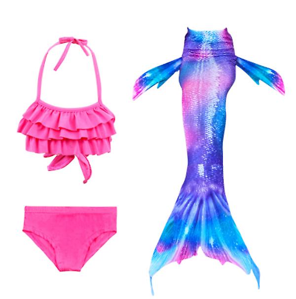 2022 New Fashion Luxury Summer Girls Mermaid Cute Swimsuit Mermaid ...
