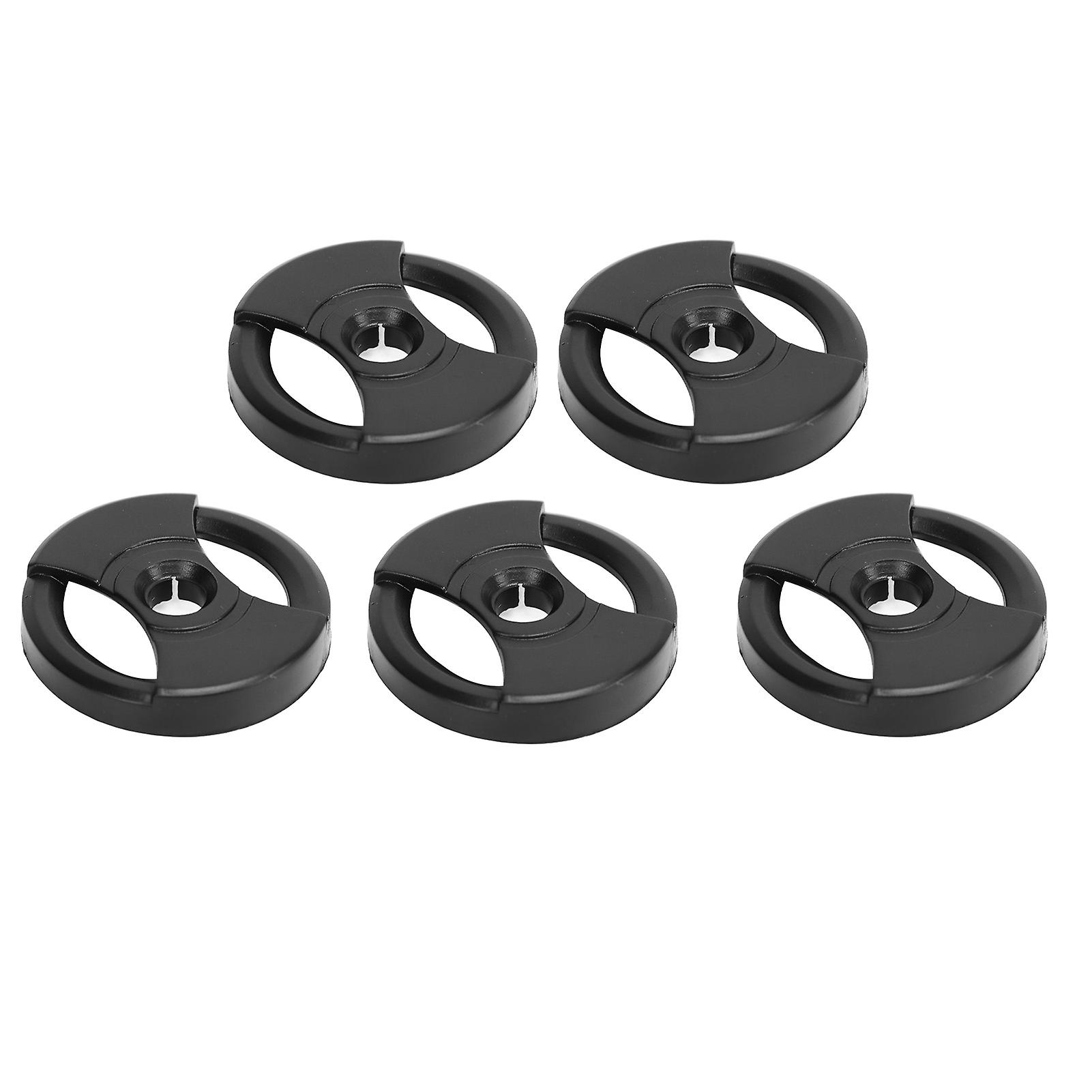 Plastic Record Adapters 45RPM Turntable Accessories Set of 5 Black ...
