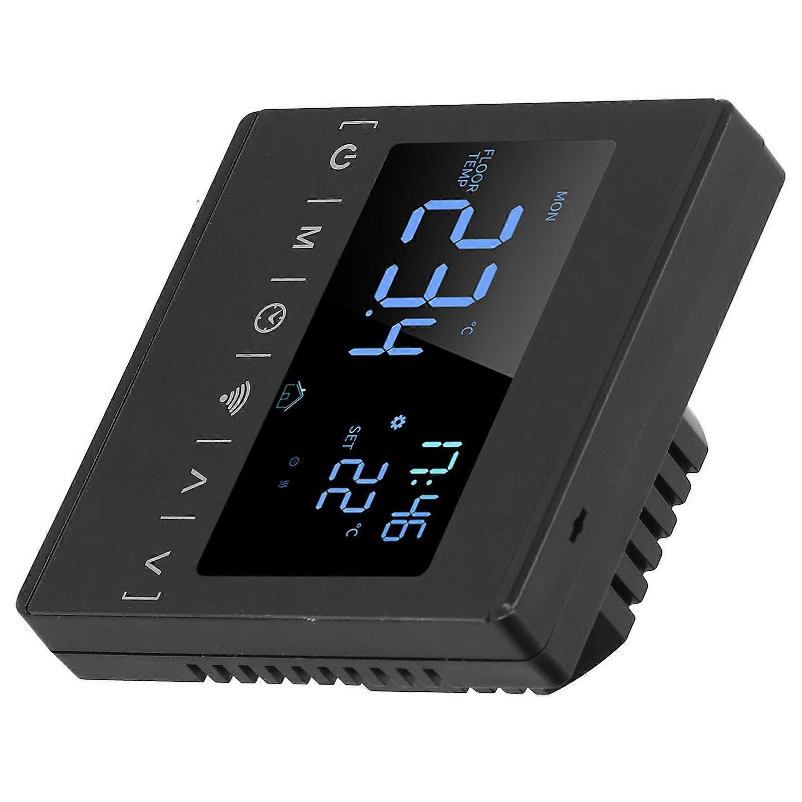 Floor Heating Controller: Touch Screen, Wifi Programmable Thermostat ...