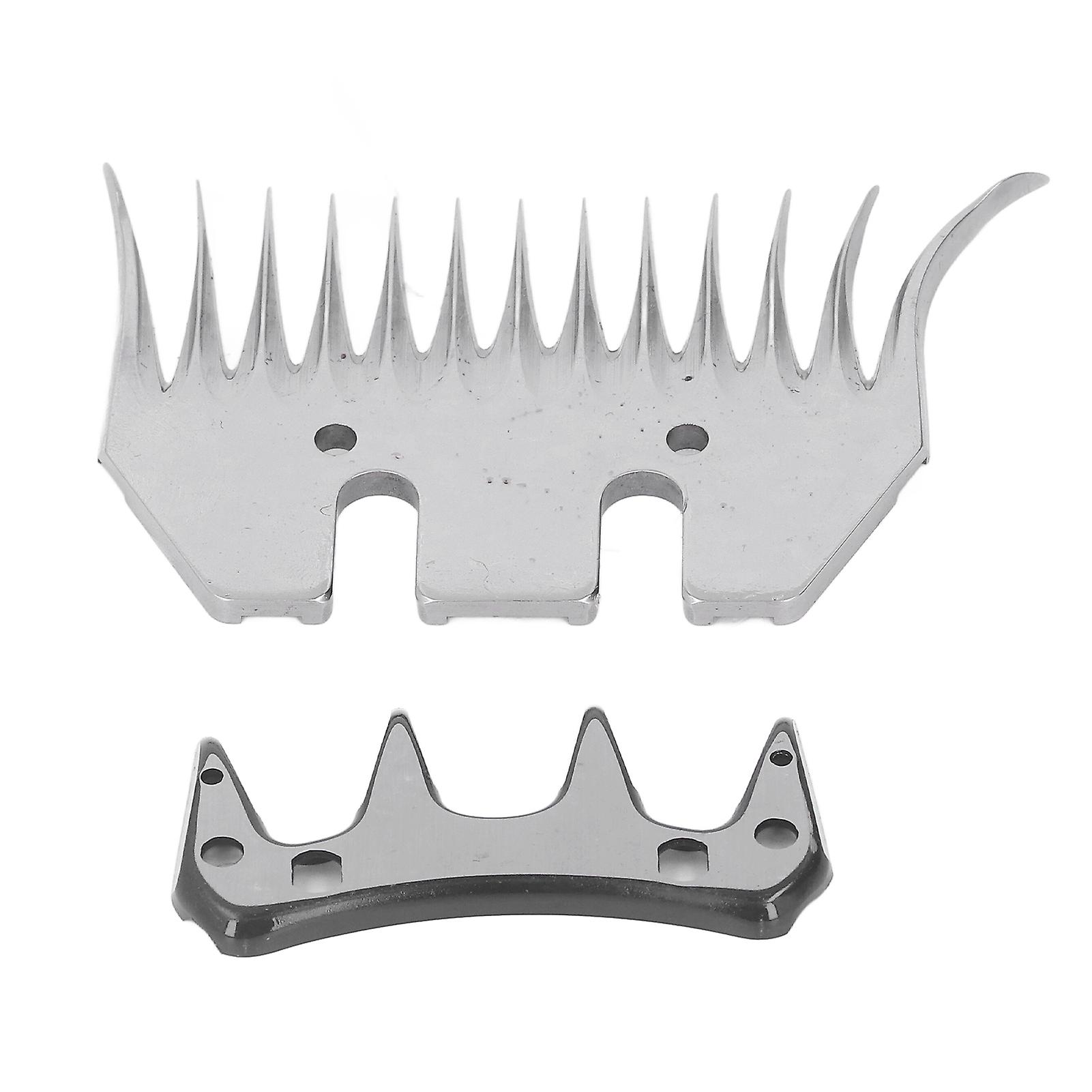 Sheep Shears 13 Teeth Curved Blade Wool Clipper Trimmer Comb Accessory ...