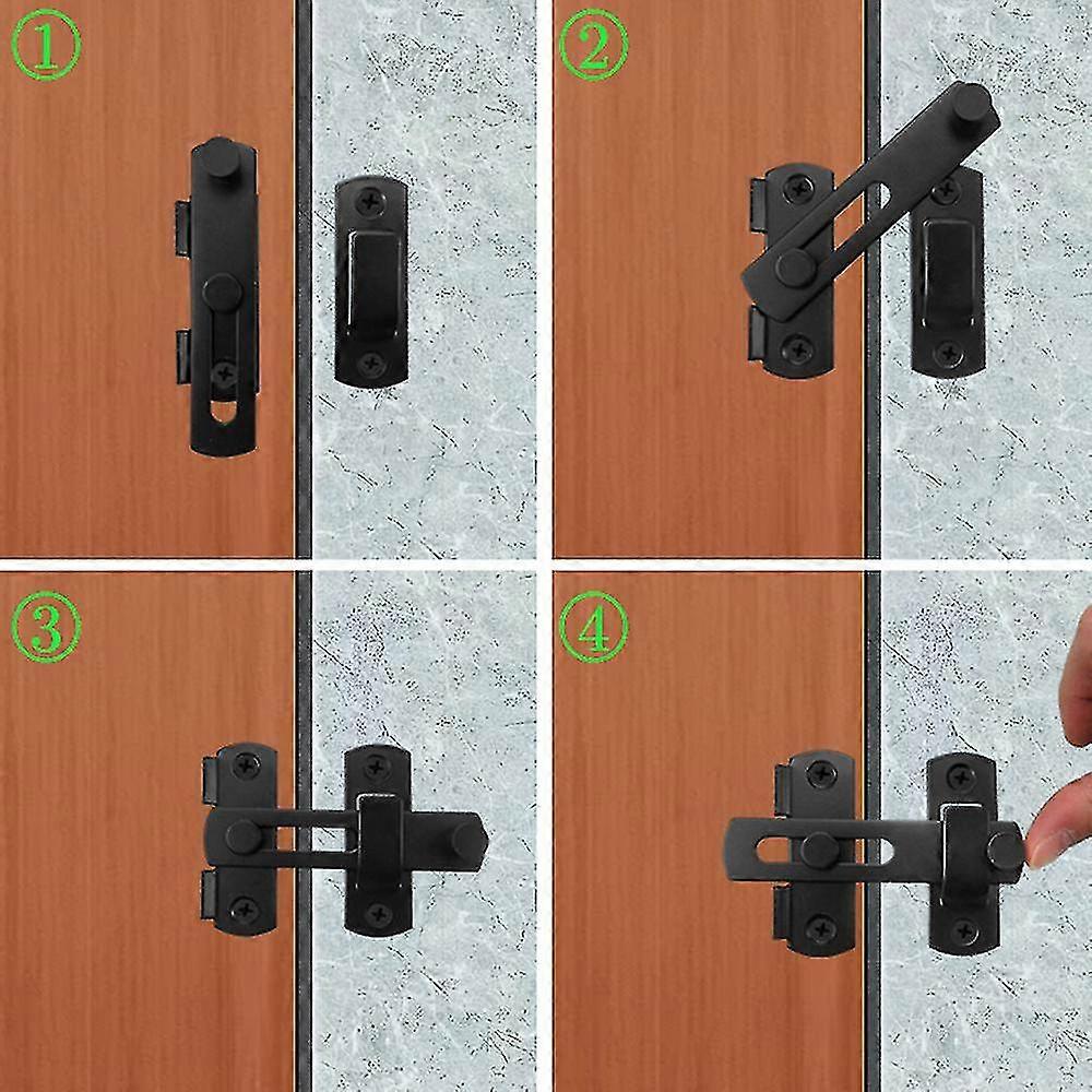 Stainless Steel Sliding Door Gate Bolt Latches Holder Safety Flip Bolt ...