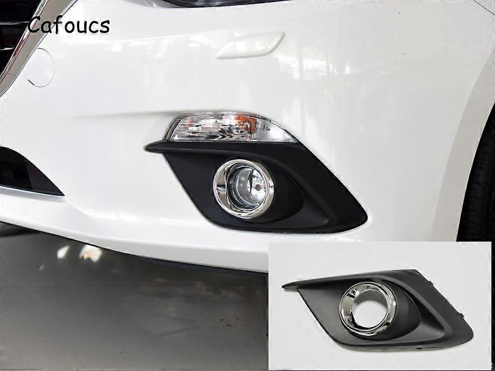 For Mazda 3 Axela 2014 2015 2016 Front Bumper Lights Cover Fog Lamp Hood BKD1-50-C11 BKD1-50-C21 ...