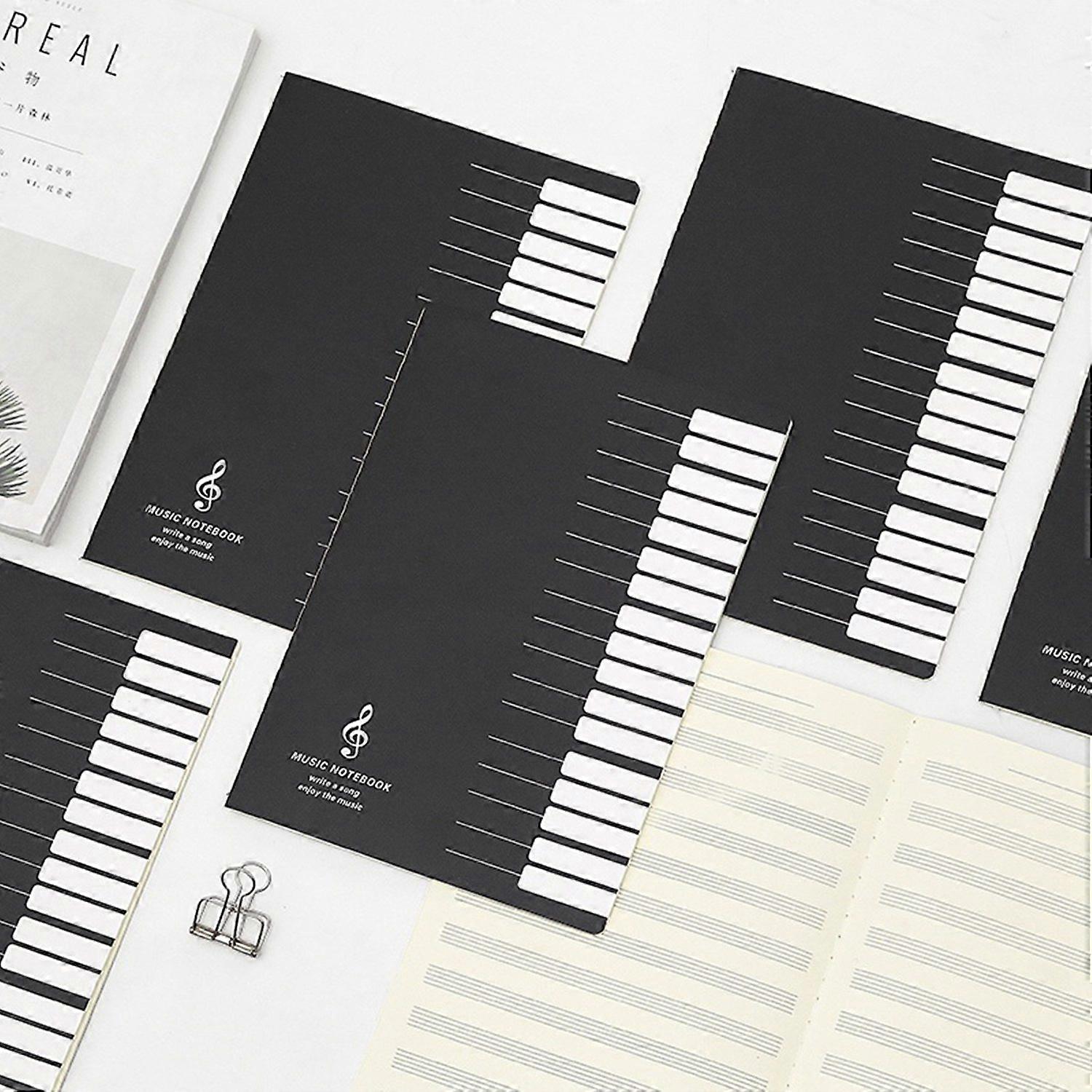 Five Lines Music Notes Notebook Music Tab Staff Stave Notebook | Fruugo UK