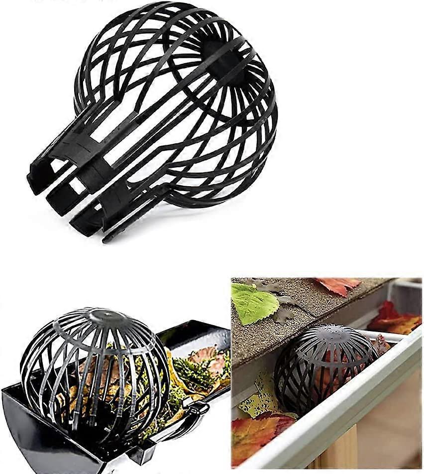 Gutter 4 Pieces Gutter Filter Anti Leaf Gutter Plastic Gutter Guards ...