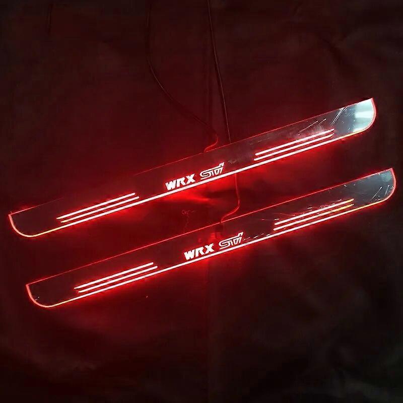 Trim Pedal LED Car Light Door Sill Scuff Plate Pathway Dynamic Streamer ...