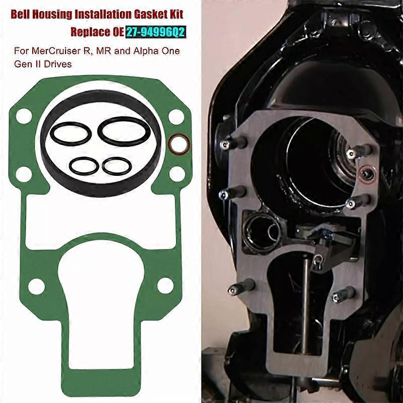 30-803099T1 Transom Bellows Repair Kit with Exhaust Bellows for ...