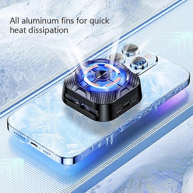 X79 Magnetic Cell Phone Cooler Mobile Phone Radiator Cooling Fan ...