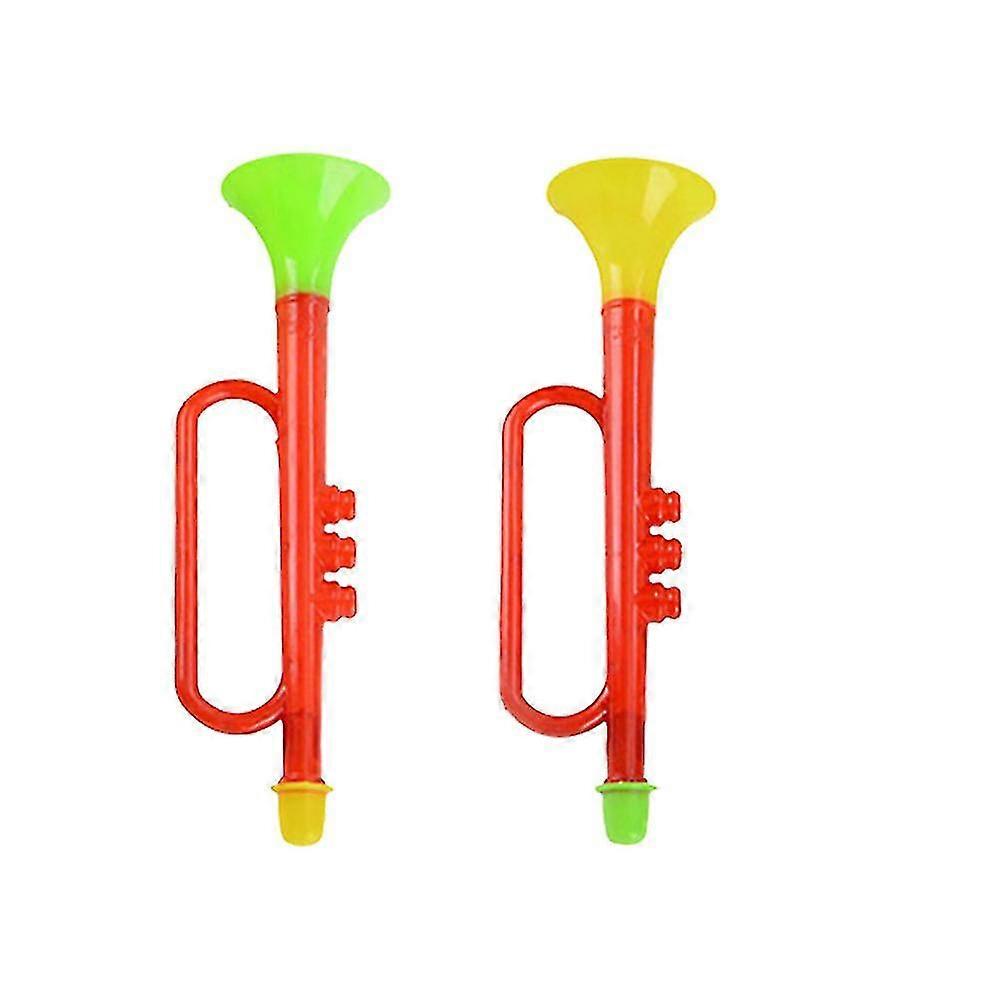 10pcs Kids Trumpet Toys Plastic Trumpet Toy Funny Noise Making Tools ...