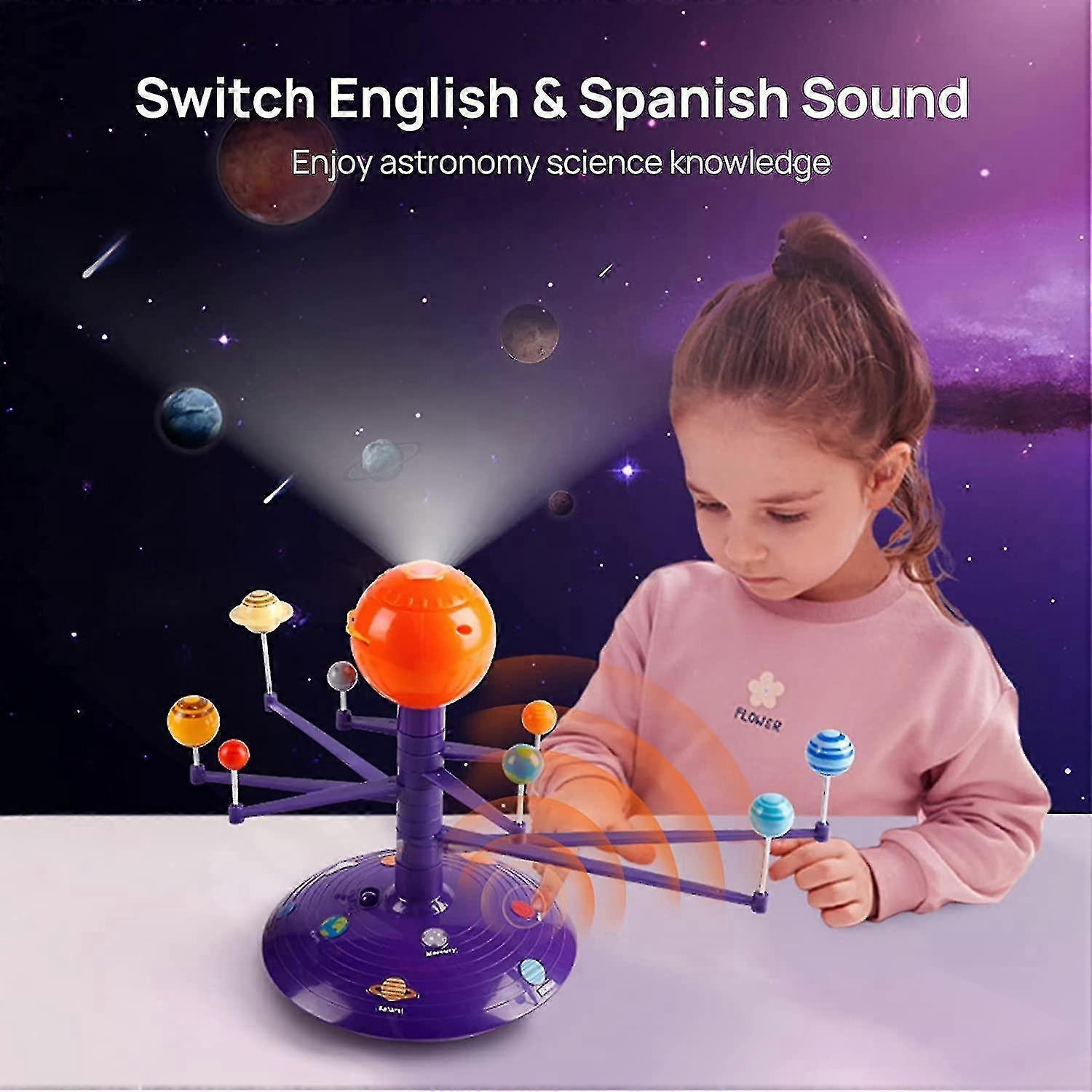 Solar System For Kids, Talking Astronomy Solar System Model Kit ...