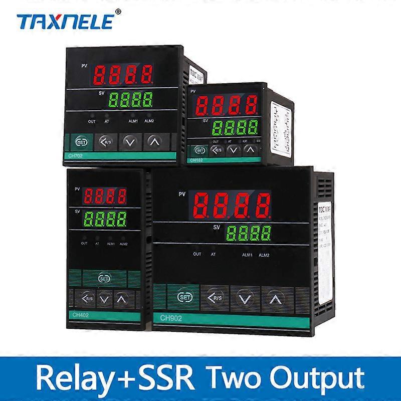 Dual Output Universal input Thermostat Digital Temperature Regulator PID Controller SSR Relay ...