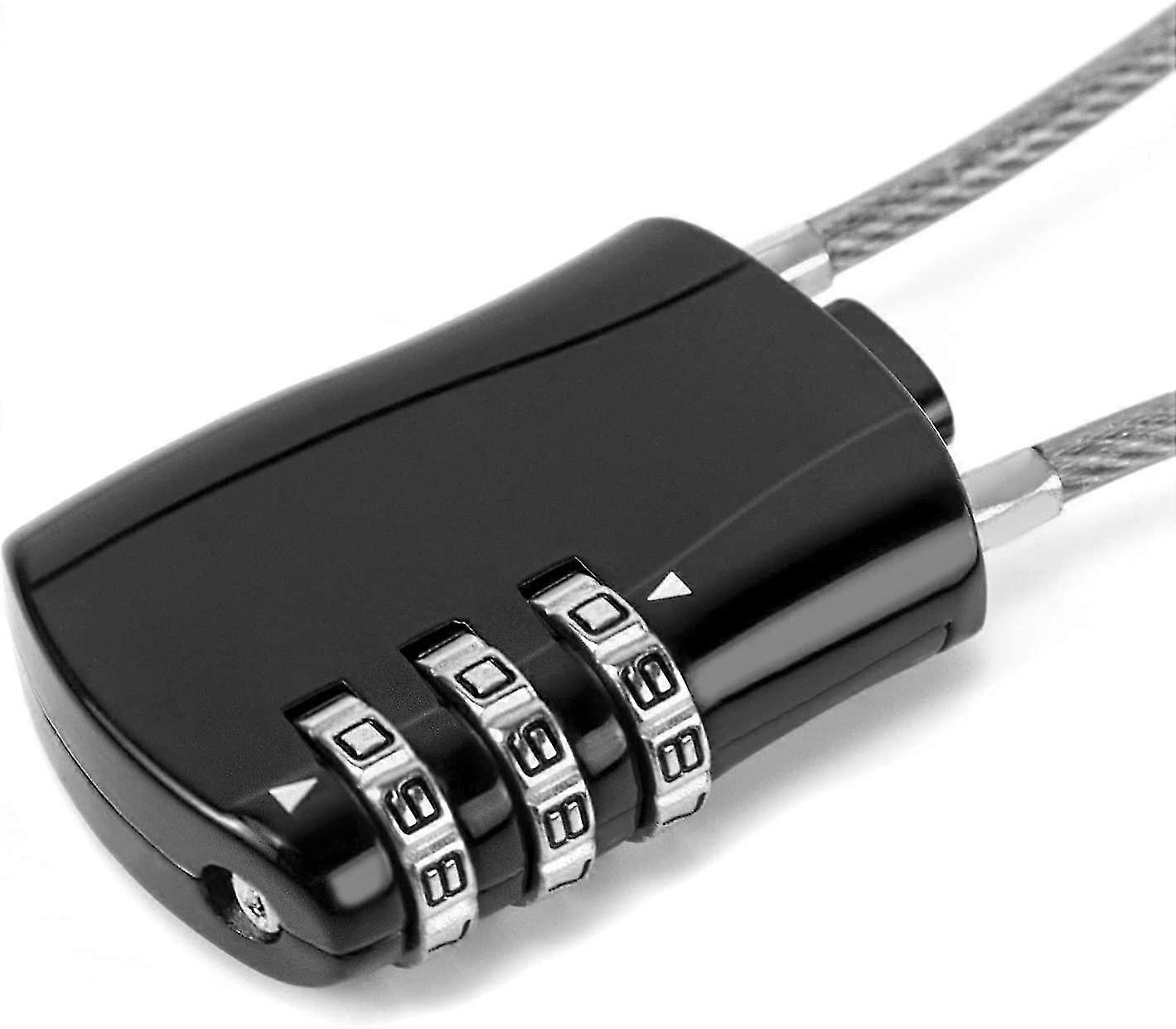 Motorcycle Lock, Password Retractable Cable Padlock With Cable (1pc ...