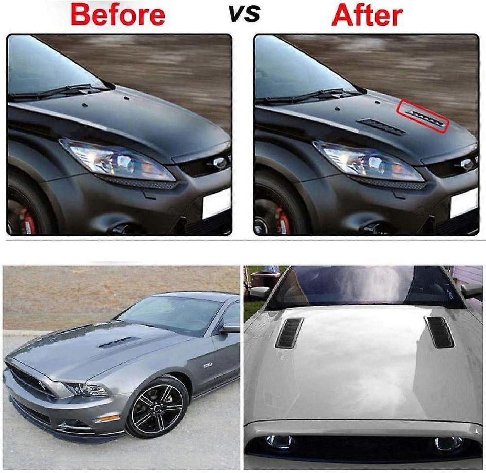 Car Hood Vent Louvers Cold Air Intake Accessories Louver Vents Hood ...