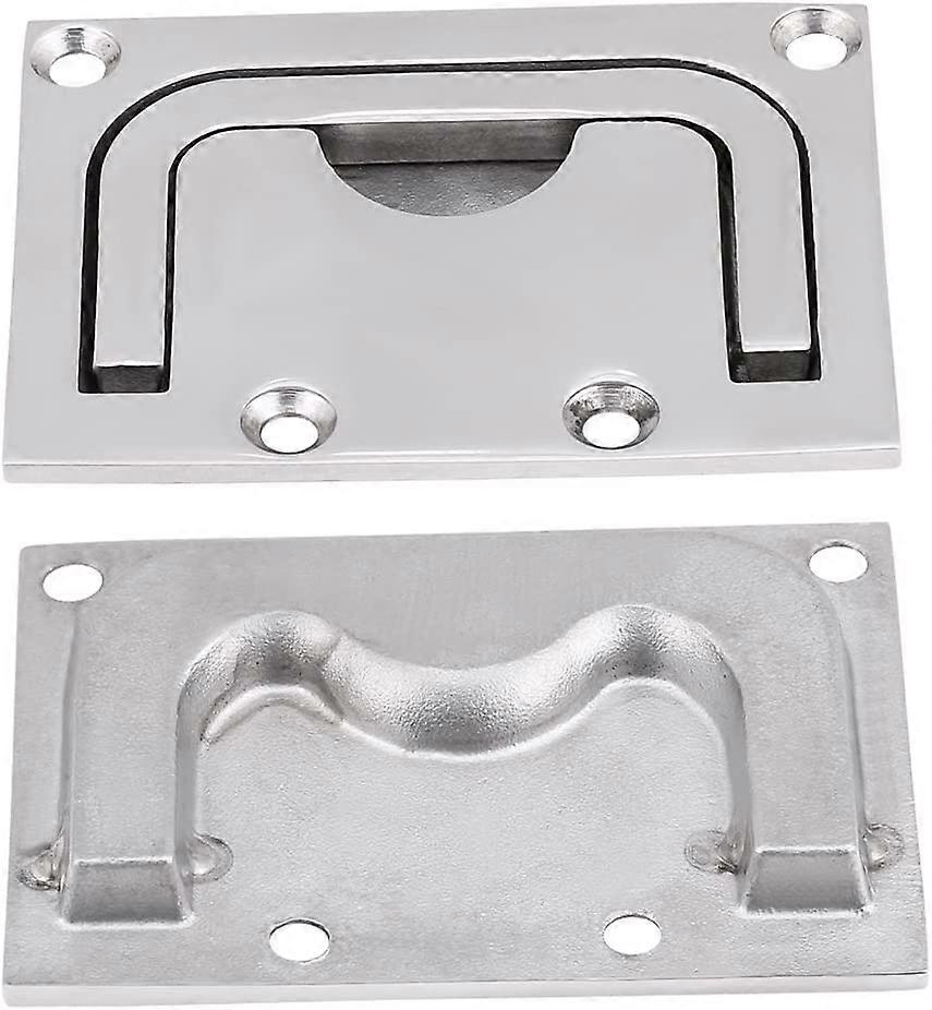 Stainless Steel Marine Recessed Handles Boat Hatch Pulls Cabinet Lift ...