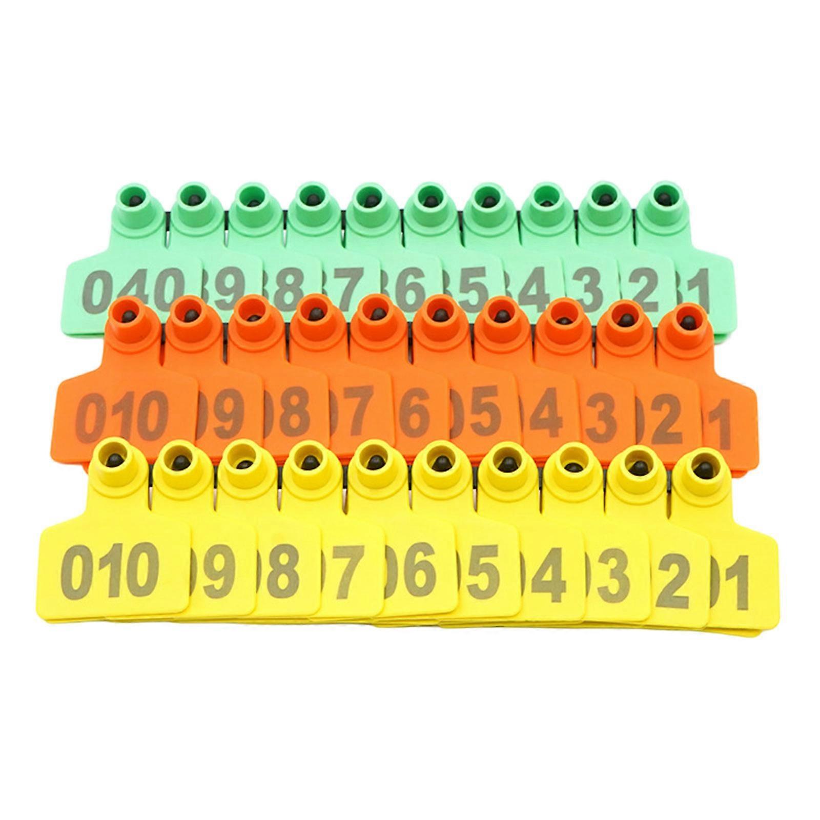 Farm Poultry Ear Card Thickened Cattle Ear Card Number Marker ...