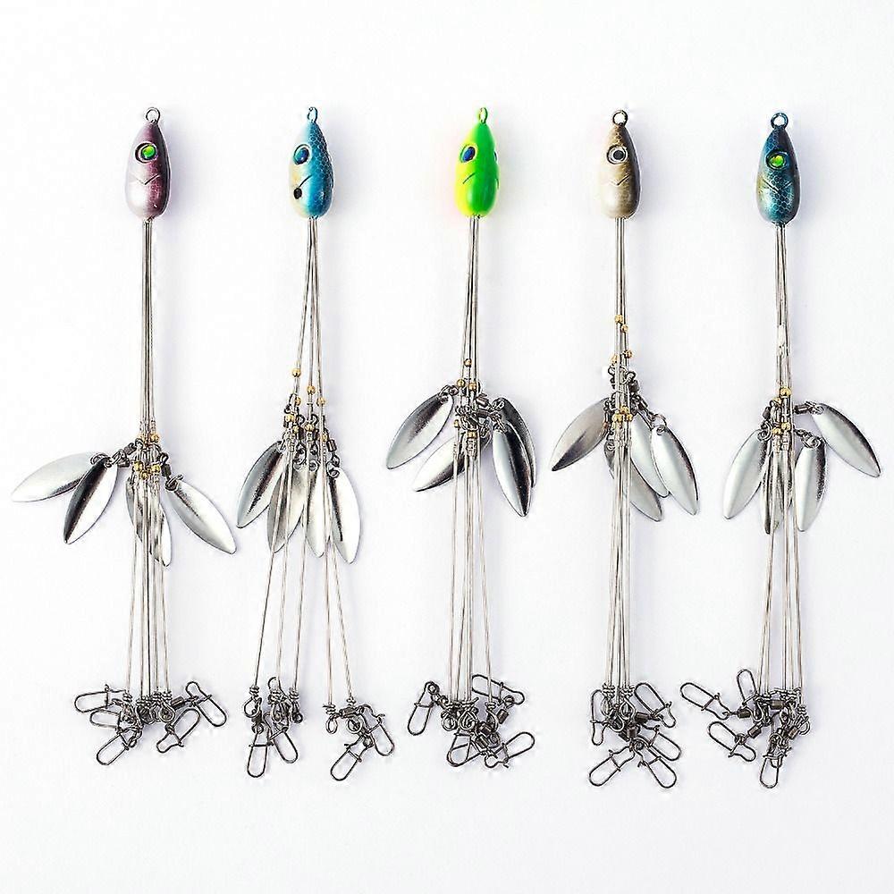 Bassdash Umbrella Fishing Rig 5 Arm Alabama Rig Head Sinking Jig Group ...
