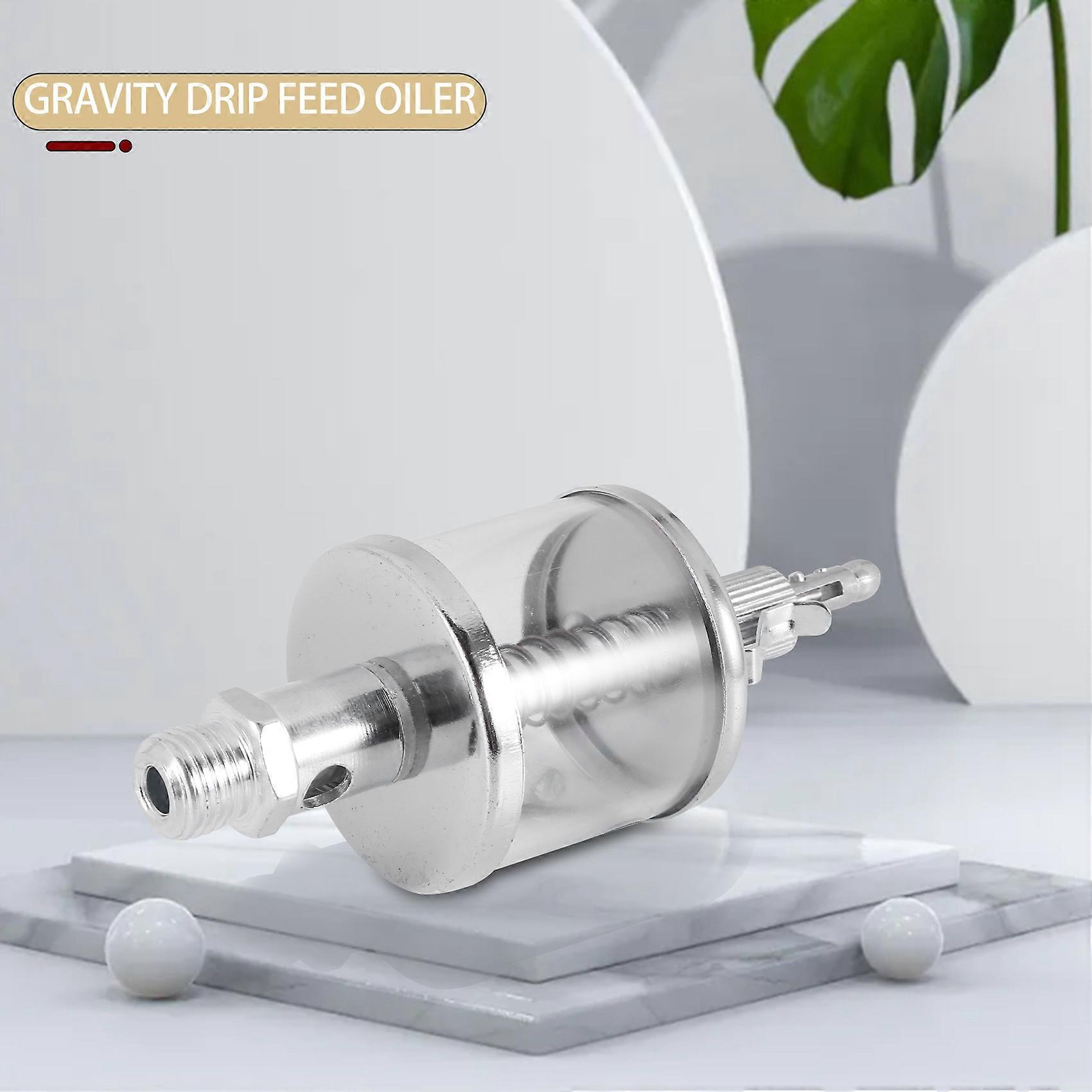 50mL Engine Machine Lubricator Oil Drip Feed Oiler Clear+Silver | Fruugo UK