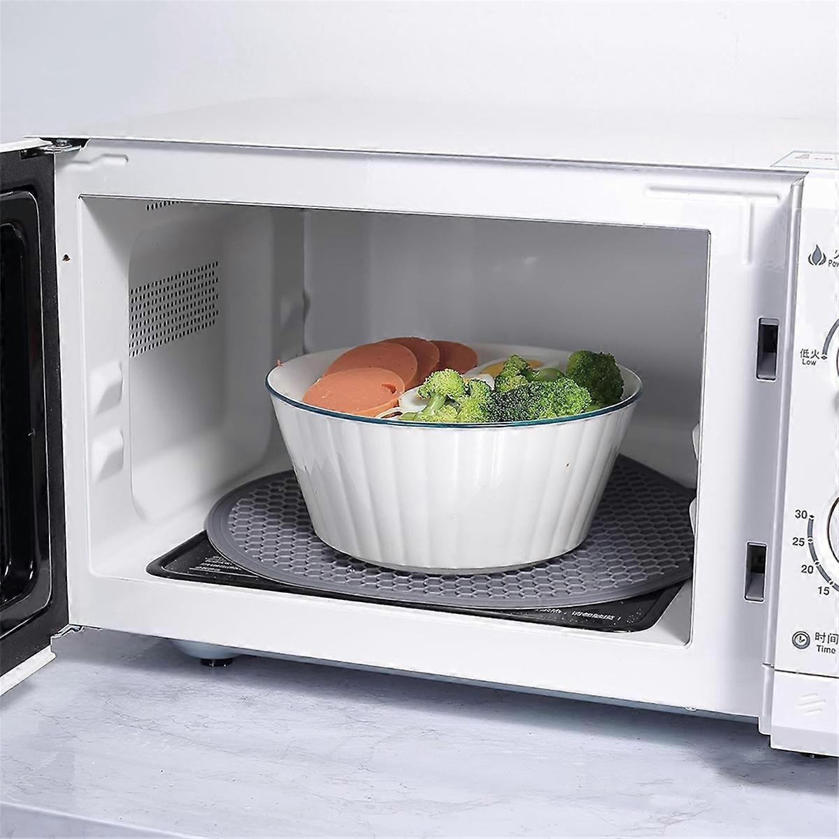 Silicone Microwave Mat - Round 12inchx12inch - 4pcs Heat ...