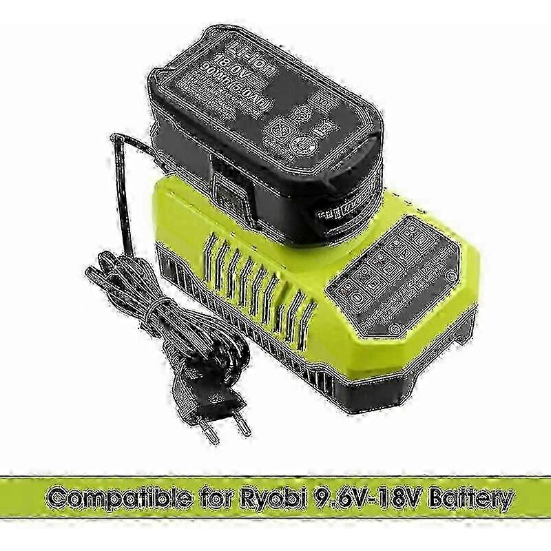 For Ryobi P117 P118 P118 Charger for Ryobi one 9.6V-18V Lithium Ion ...