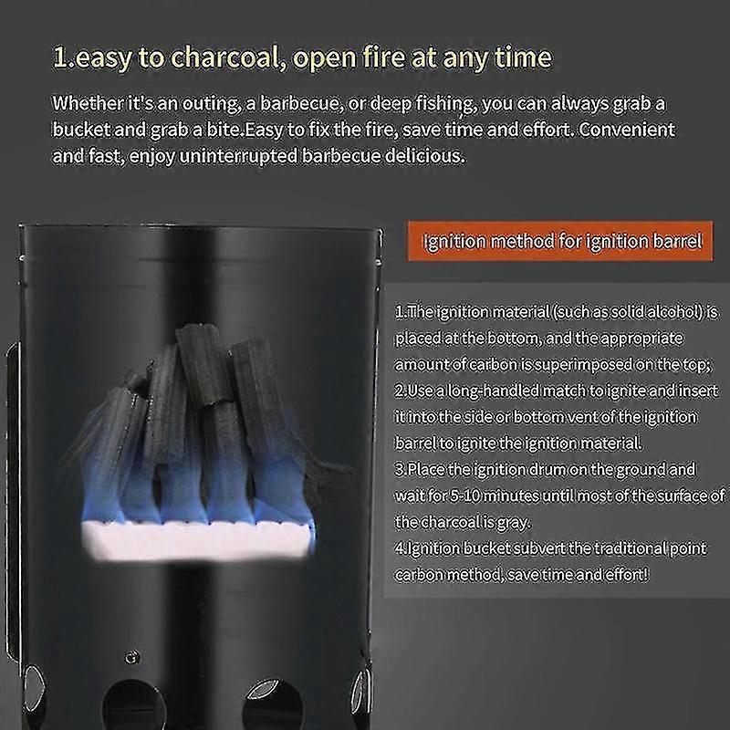 Barbecue Tools Fast Point Charcoal Ignition Barrels Carbon Stove ...