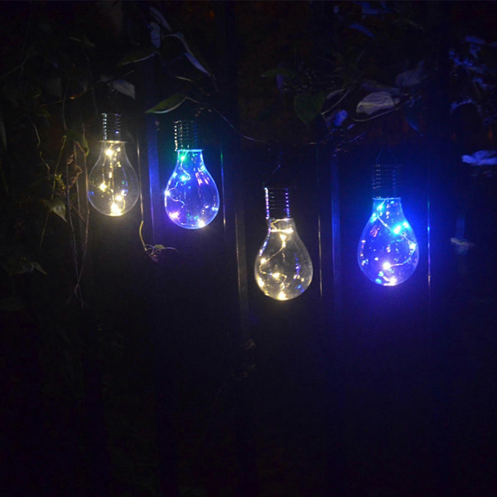 Solar Decorative Bulbs, Portable Solar-Powered LED Bulbs For Patio And ...