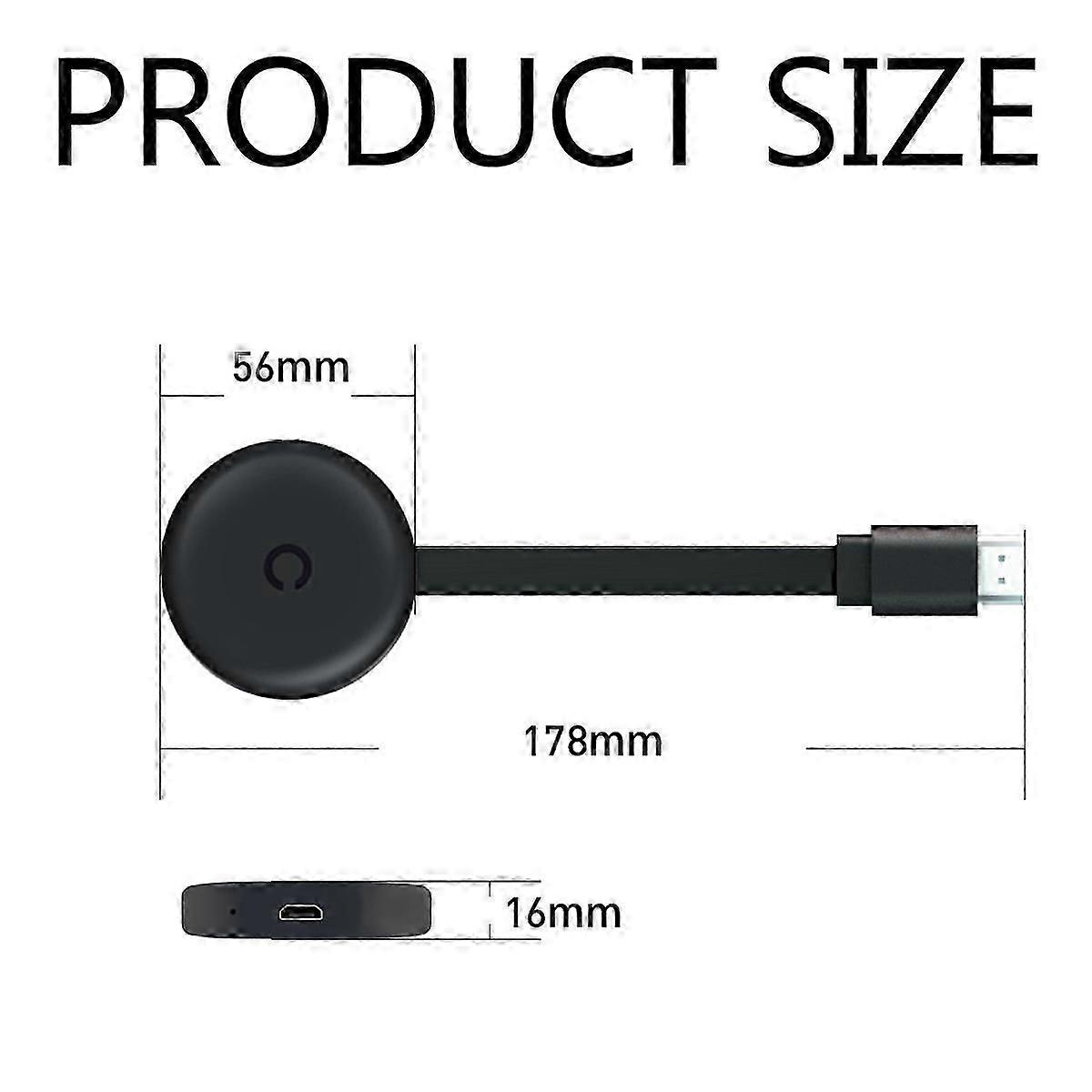 Chromecast Ultra Hd 1080p Hdr Wifi Media Streaming Tv Stick Hdmi Player ...