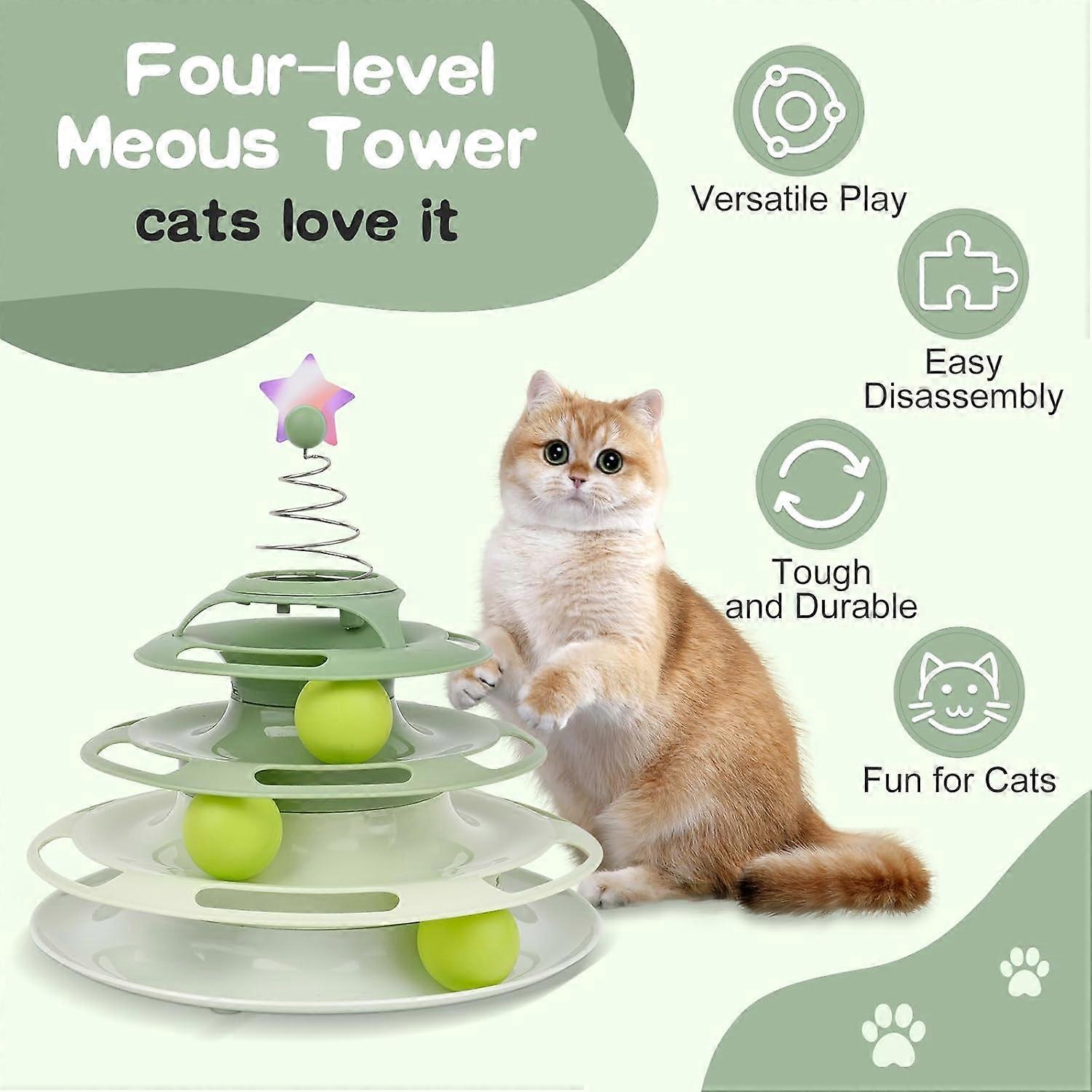 Interactive Cat Toys for Indoor Cats Cat Supplies Cat Stuff Cat ...