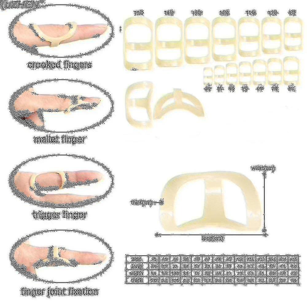 Finger Splint Fixed Ring Adjustable Broken Finger Joint Stabilizer ...