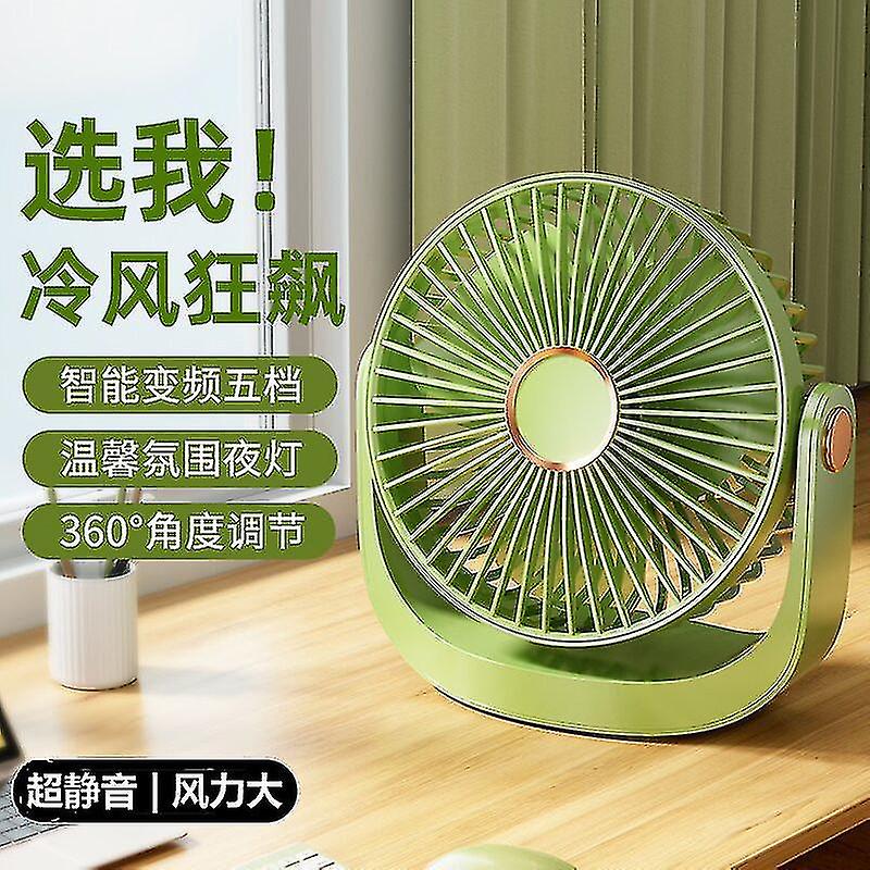 Summer Mini Desktop Small Fan Office Student Desktop Outdoor Portable ...
