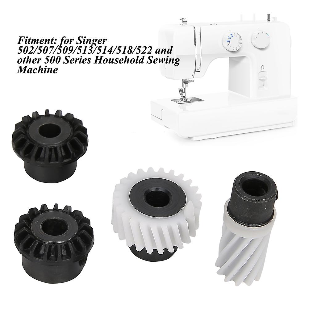 4pcs/set 500 Hook Drive Bevel Gear Metal Pinion for Singer 500 Series ...