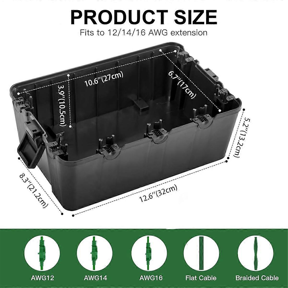 Outdoor Electrical Box Large Outdoor Extension Cord Cover Waterproof ...