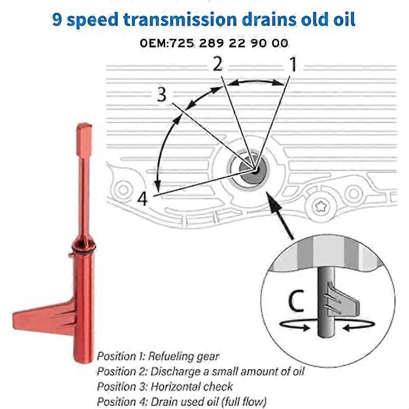 Transmission Oil Test and Refueling Kit for 9G-Tronic 725 ATF | Fruugo UK