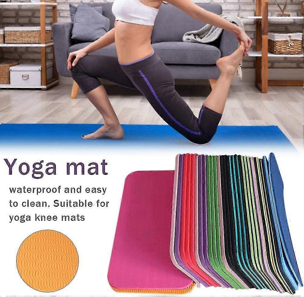 Exercise Mat Yoga Knee And Elbow Pad 6mm Thick Mini Mat Cushion ...
