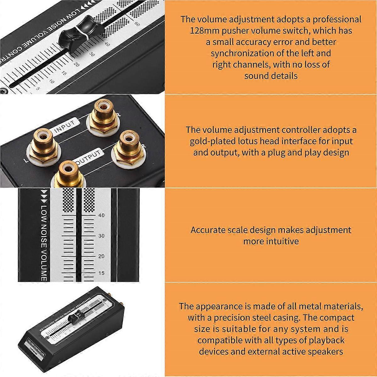 Passive Volume Controller Mini Passive Preamp Active Speaker Volume ...