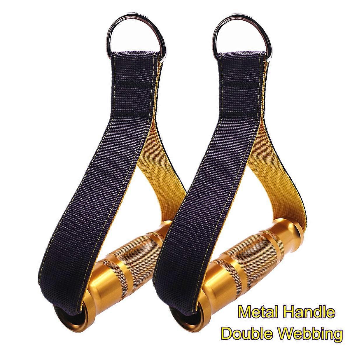 Adjustable Gym Handle Grips Fitness Strap Resistance Bands Exercise ...