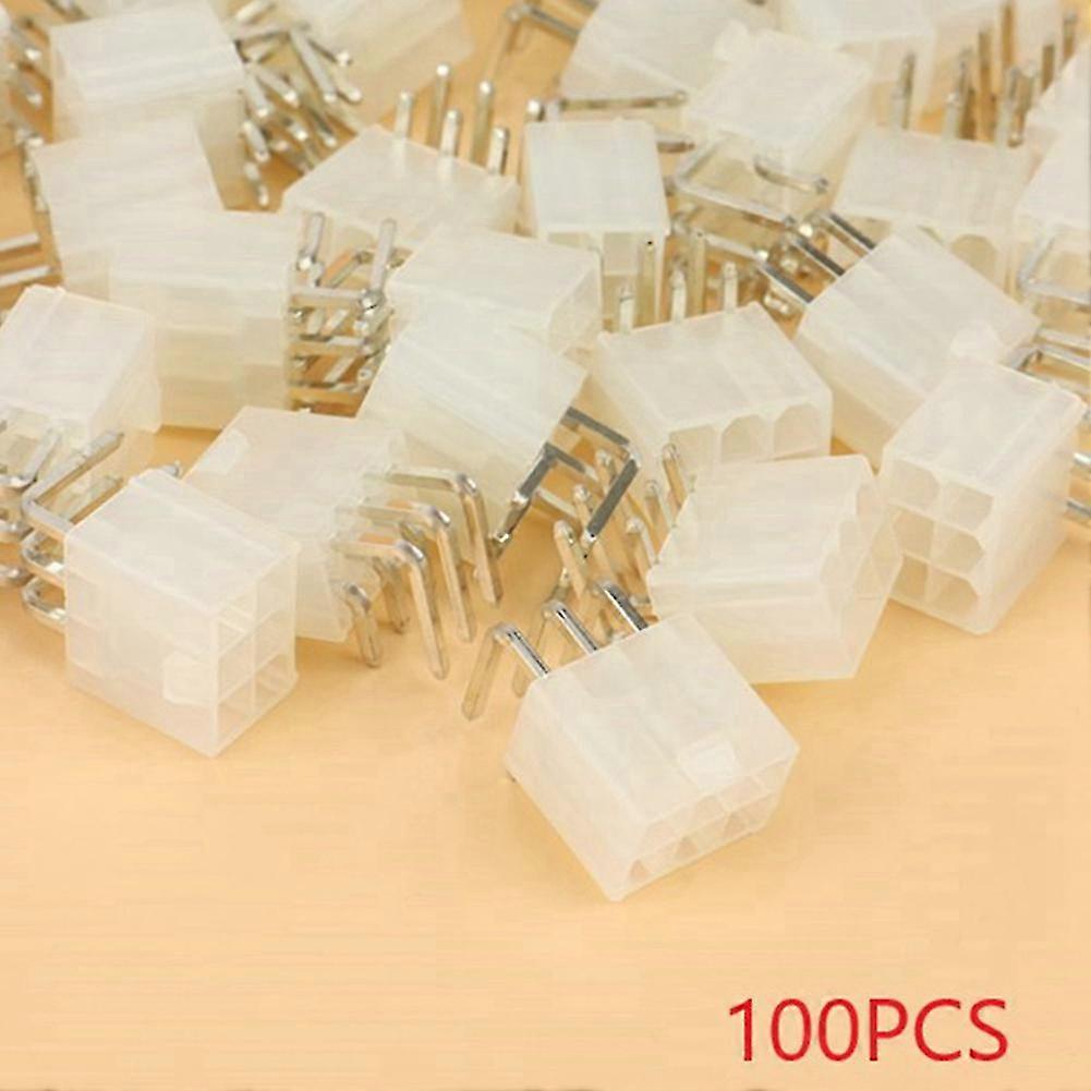 100pcs 4.2mm 6 Pin Header Male Pin For Graphics Card Gpu Pci-e Pcie ...