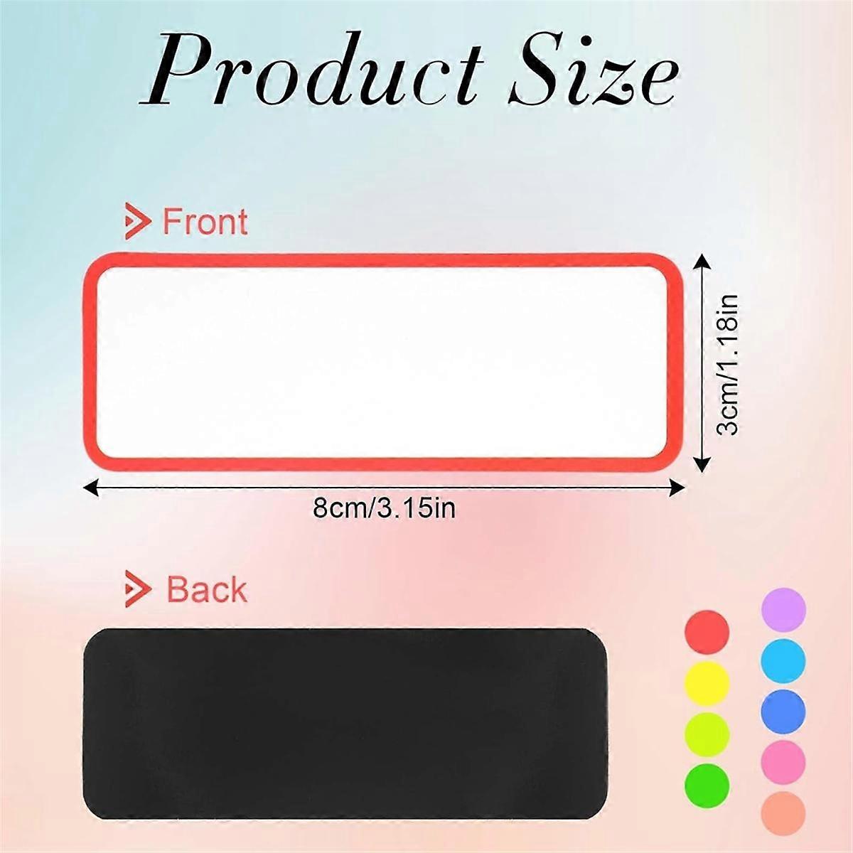 54 Pcs Magnetic Dry Erase Labels Reusable Strips Classroom Name Tags ...