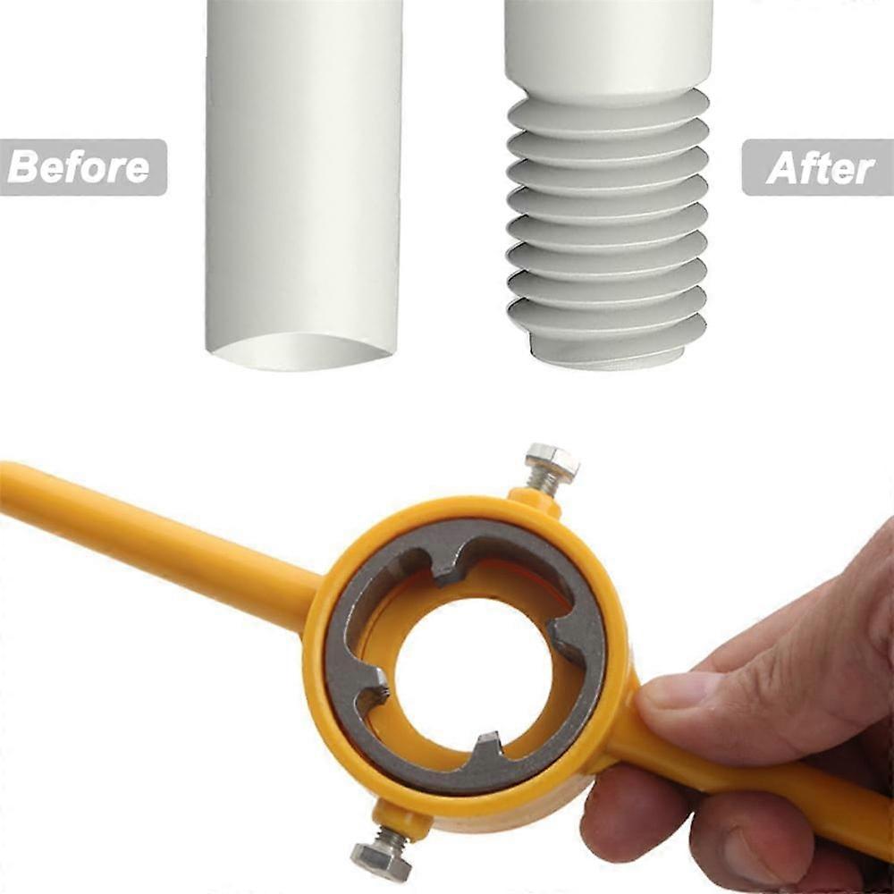 Plastic Pipe Thread Die Kit, 6Pcs Water Pipe Die Plastic Pipe Die Tap ...