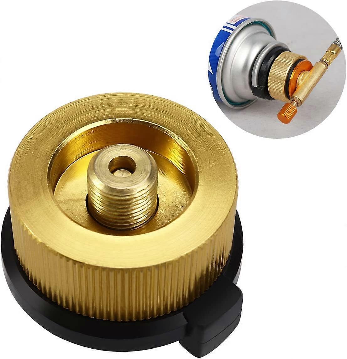 Camping Stove Gas Cylinder Connector Transfer Adapter Gas Nozzles Gas ...